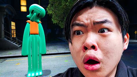 Dikejar Squidward Garrys Mod Indonesia Youtube