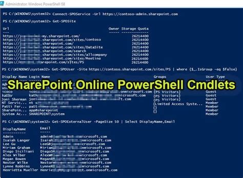 Most Useful Powershell Cmdlets To Manage Sharepoint Online Efficiently