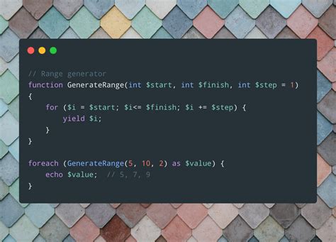Generators Over Arrays