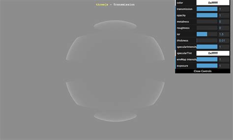 MeshPhysicalMaterial Transmission Fails The Furnace Test Issue Mrdoob Three Js GitHub