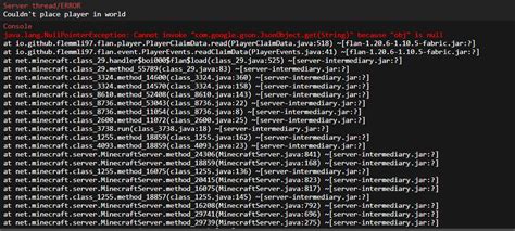 Fabric Server Crash Help Server Support And Administration Support Minecraft Forum