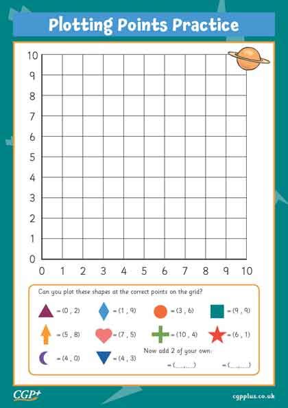Reading And Plotting Coordinates Foundation Year 4 Cgp Plus