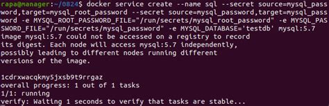 0부터 시작하는 Docker Swarm 공부 Config And Secret