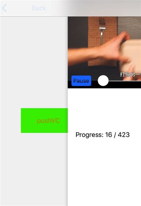Ios Avplayer Video Freezed When Interactive Pop Gesture Stack Overflow