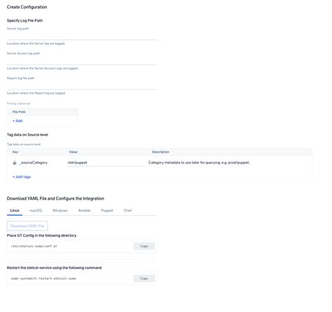 Puppet Opentelemetry Collector Sumo Logic Docs