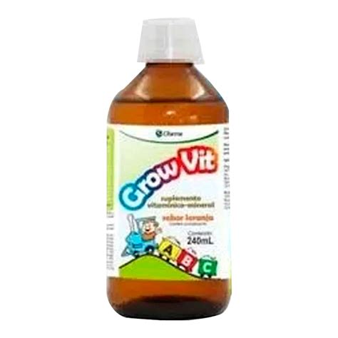Grow Vit 240ml Drogarias Pacheco