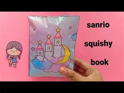 Diy Sanrio Squishy Book 🥰 Squishy Book 🖤 Youtube
