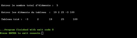 Tri Rapide En C Waytolearnx