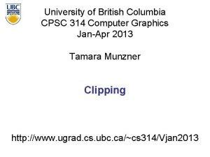 Clipping Line Menggunakan Algoritma CohenSutherland Contoh Real Clipping