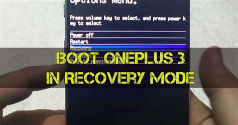 how to boot oneplus 3 in recovery mode or twrp mode technobuzz how