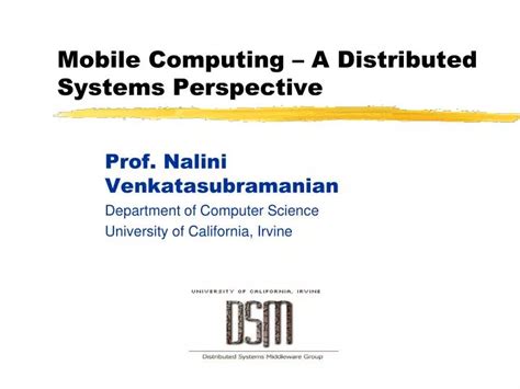 ppt mobile computing a distributed systems perspective powerpoint