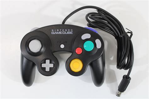 Official Nintendo Gamecube Controller Jet Black Oem T3 Gc B Retro