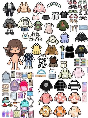 17 Ideias De Gacha Life Para Imprimir Para Salvar Hoje Roupas De