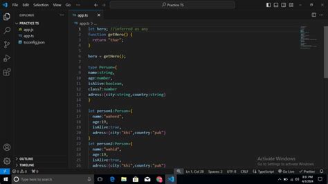 Typescript Learning Muhammad Waheed
