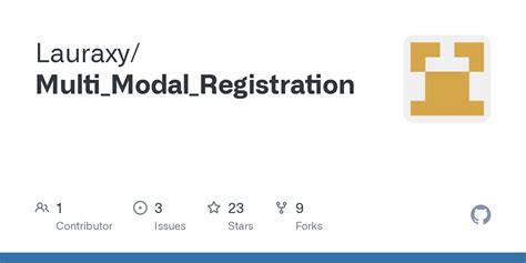 Github Lauraxymultimodalregistration