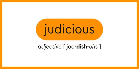 Judicious