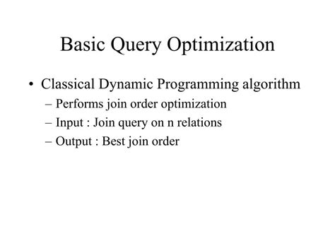 Ppt Distributed Query Processing Powerpoint Presentation Free