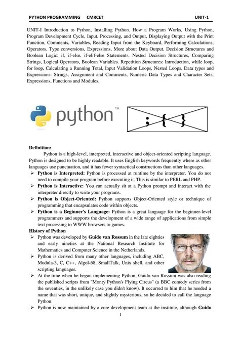 Solution Python Programming Unit 1 Studypool