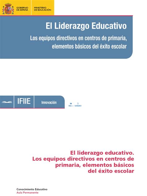 Liderazgo Educativo Pdf Pdf Liderazgo Educación Primaria