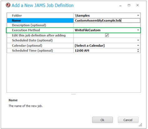 Creating A Custom Net Execution Method