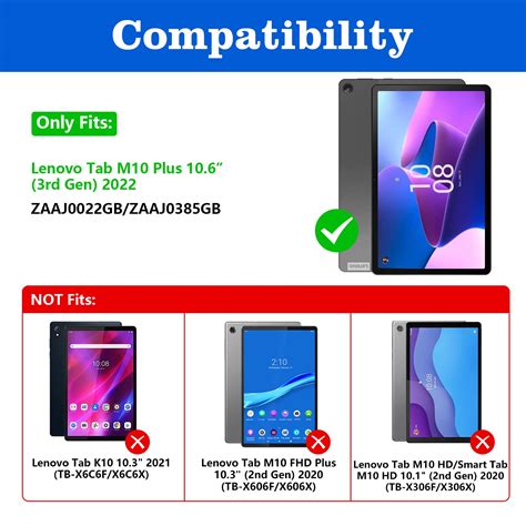 Snapklik Com Xiwmix Lenovo Tab M Plus Backlit Keyboard Case Inch Rd Gen Slim