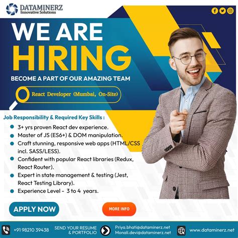 Dataminerz Innovative Solutions On Linkedin Reactdeveloper