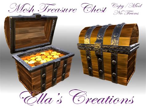 Second Life Marketplace Ec Treasure Chest Ellas Creations