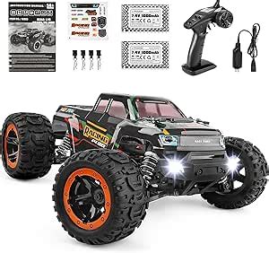 Yuakuod Ng Coche Teledirigido 116 Rc Monster Truck Impermeable Rtr
