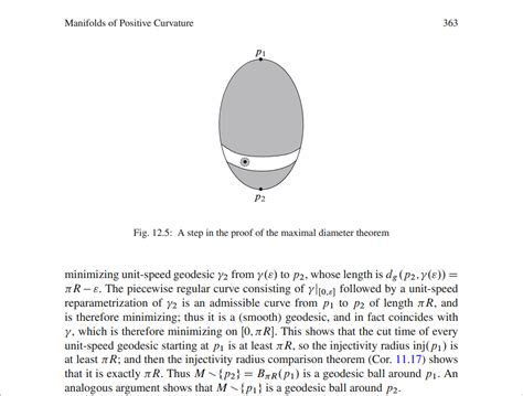 Understanding Final Statement Of The Chengs Maximal Diameter Theorem