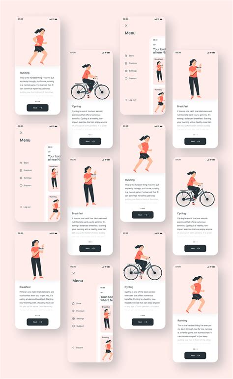 Fitness App Design On Behance