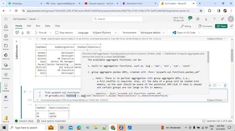 Understand About Col Function Pyspark Using Microsoft Fabric Youtube