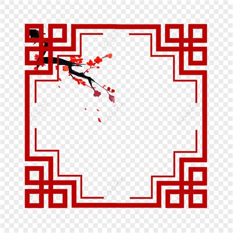 Classical Pattern Border Border Texture Border Red Png Picture And