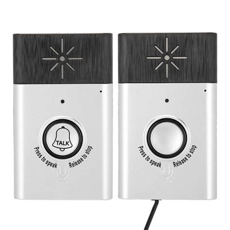 Vil Mini Interphone Portable à Double Sens 24ghz Avec Sonnette Sans