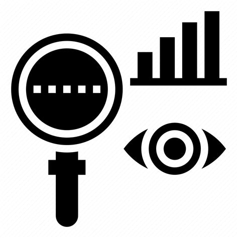Data Eye Graph Magnified Visualisation Icon Download On Iconfinder
