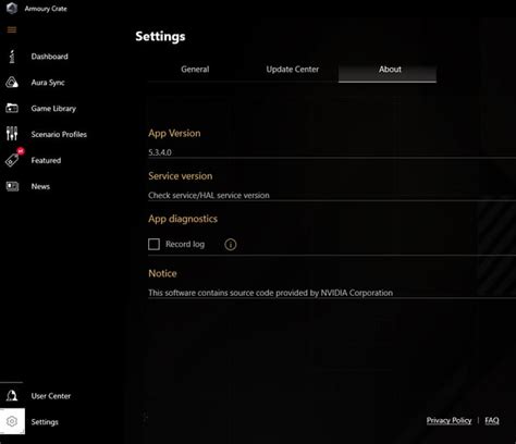 Why Is The Device Option On Armoury Crate Missing R Asus