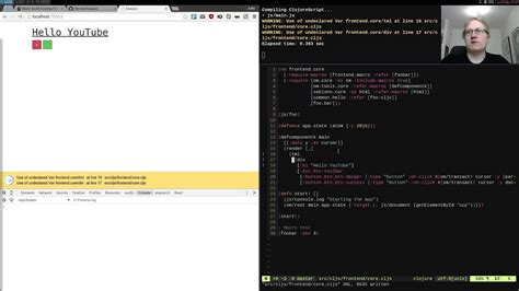 Boot Clojurescript Tooling Heads Up Display Youtube