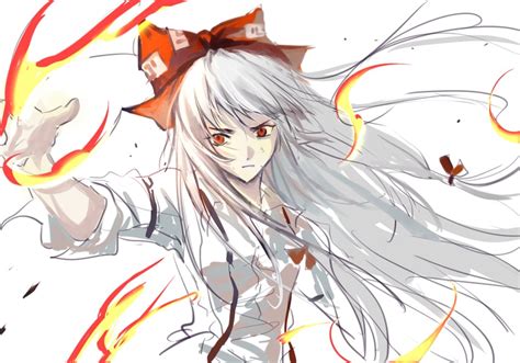 Fujiwara No Mokou Touhou Drawn By Mxx Danbooru