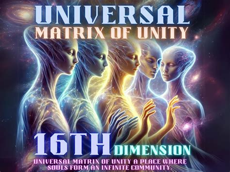 Universal Matrix Of Unity A Place Where Souls Form An Infinite Community Etsy