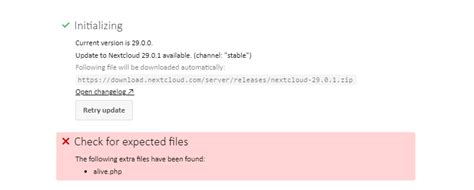 Alivephp Error Netxcloud ℹ️ Support Nextcloud Community
