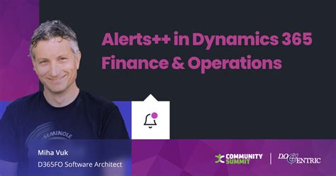 Alerts In Dynamics Finance Operations