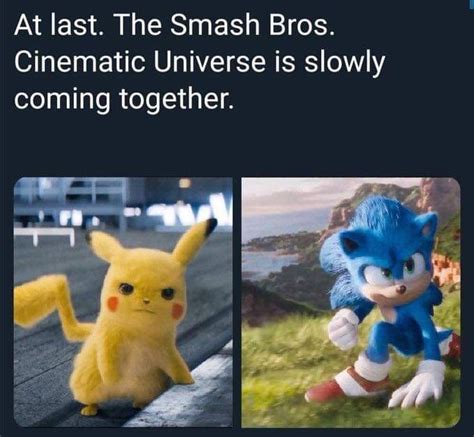 Smash Ultimate Sonic Sonic And Pikachu Smash Smash Bros Sonic Sonic
