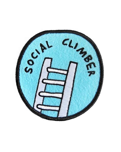 Social Climber Patch Patches Sticker Patches Social Climber