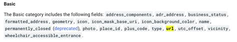 Places FindPlace Bug Field Issue Googlemaps Openapi Specification GitHub