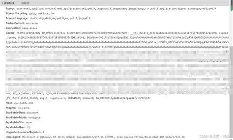 请求header信息讲解 Csdn博客