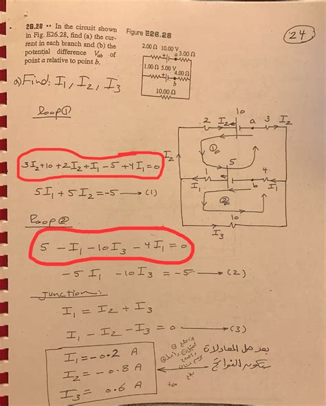 Solved On Kirchhoff S Rules How I Write The Junction Rule Chegg