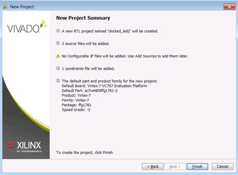 Simple Flashing Led Program For The Vc707 Part 2