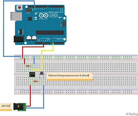 24v Infrarot Temperatursensor Mit 4 20 Ma Ausgang An Arduino