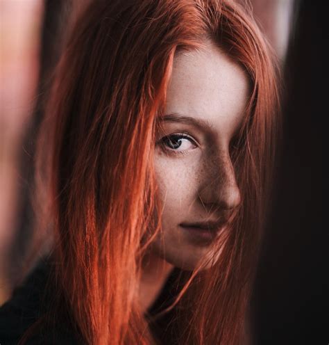 Daily Redhead Apparently Shy