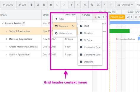 Context Menus