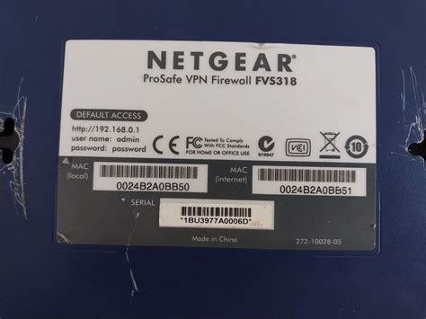 netgear fvs318 prosafe vpn firewall aeliya marine